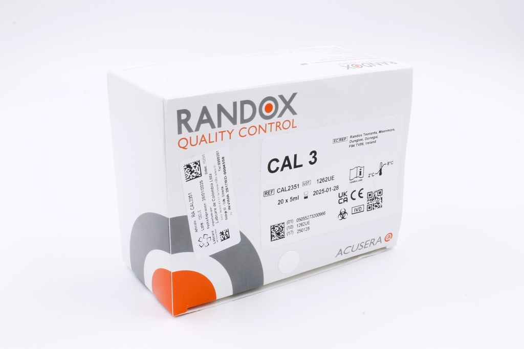 Multicalibrador Química Clínica Nivel 3. Randox (UK). | Labcare de Colombia S.A.S